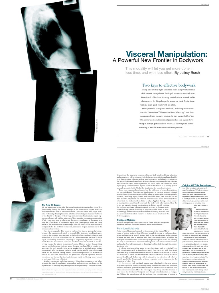 Visceral_manipulation a Powerful New Frontier in Bodywork | Hip ...
