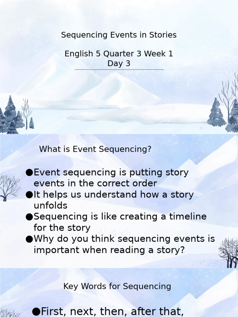 English5 Q3 W1 D3 | PDF | Goldilocks And The Three Bears