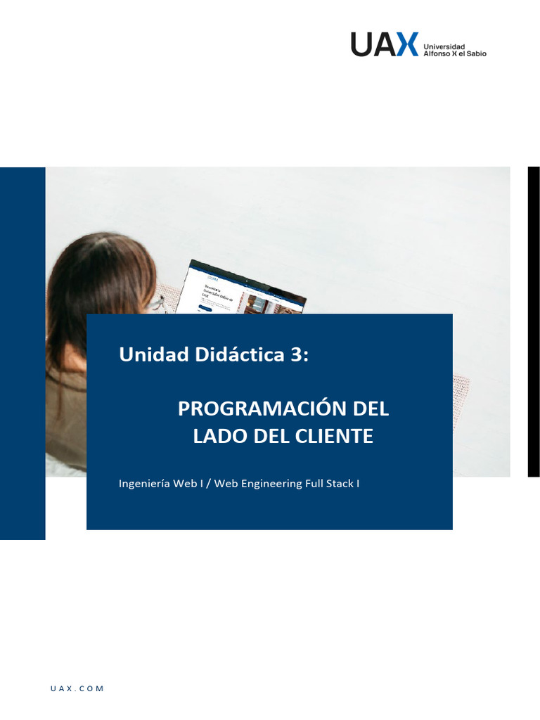 Ingeniería Web 3 | PDF | Modelo de objeto de documento | Script Java