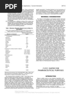 USP 1231 - Water For Pharmaceutical Purposes | PDF | Purified Water ...