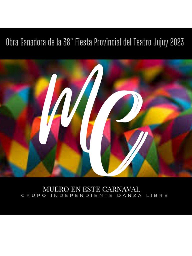 "Muero en Este Carnaval: Teatro Jujuy 2023" | PDF | Universidad | México