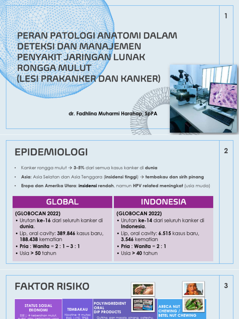Peran Patologi Anatomi Dalam Kesehatan Gigi Dan Mulut | PDF