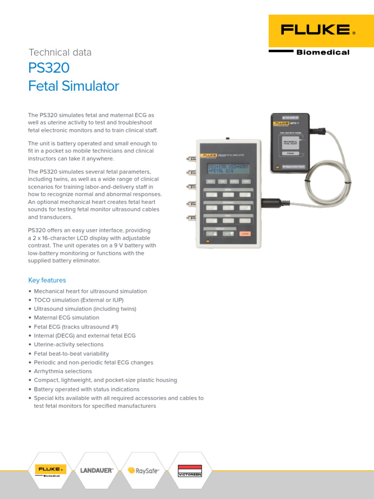 ps320-datasheet | PDF | Electrocardiography | Calibration