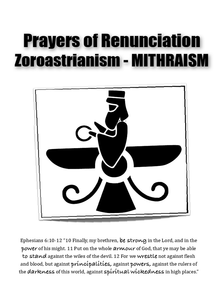PoR Zoroastrianism MITHRAISM | PDF | Zoroastrianism | Religious Belief ...