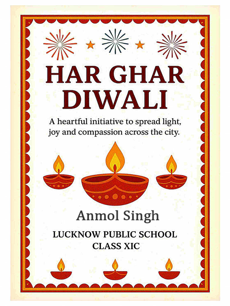 Anmol Report On Diwali | PDF