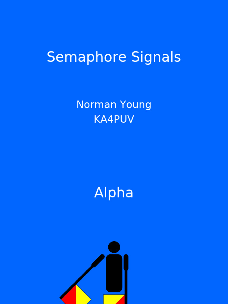 Semaphore Signals | PDF