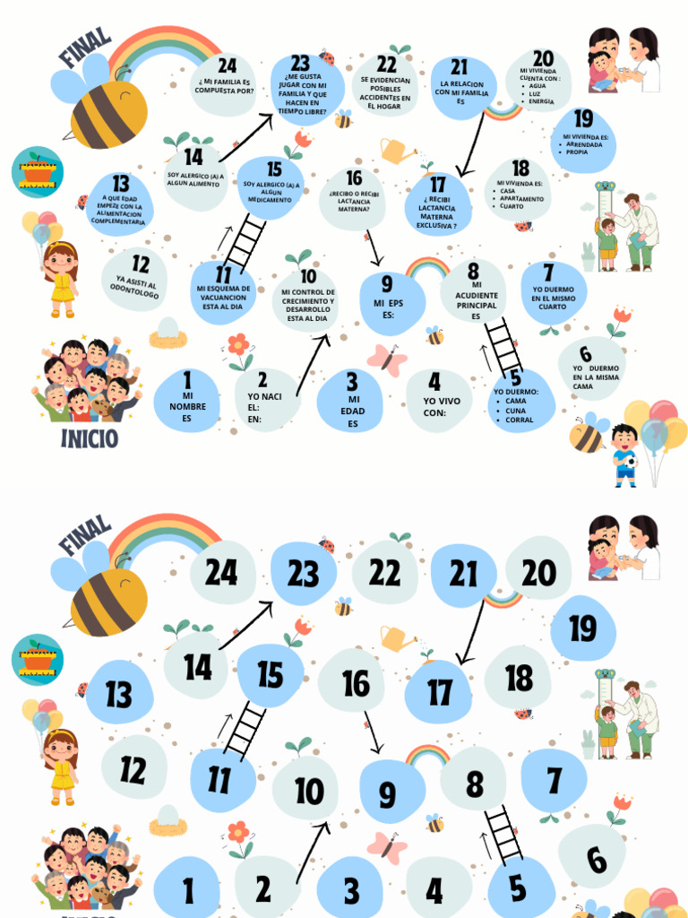 Juego Ficha Sociofamiliar Niños | PDF | Alimentación infantil | Amamantamiento