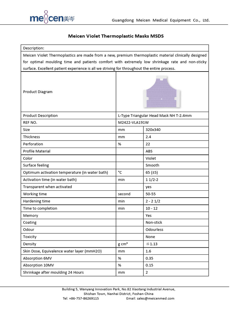 M2422-VLA191W L-Type Triangular Head Mask NH T2.4mm MSDS | PDF | Building Materials | Secondary ...