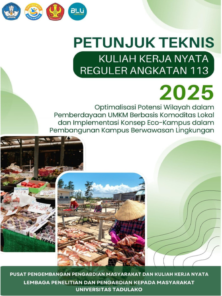 Panduan KKN Reguler 2025 UNTAD | PDF