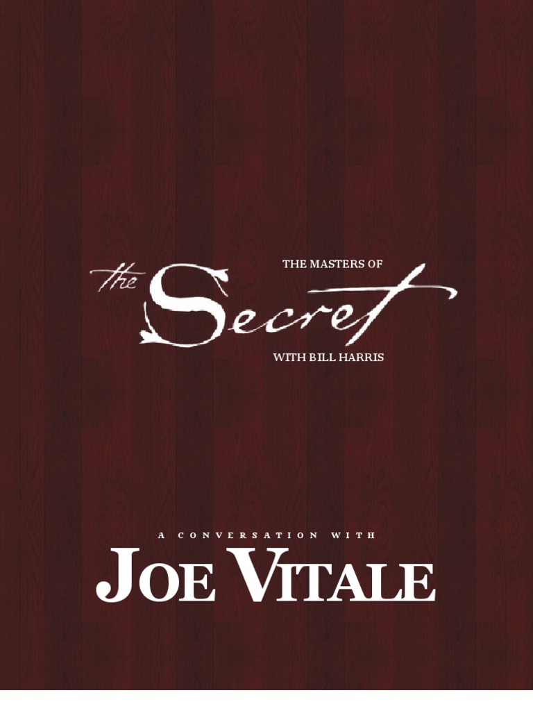 Masters of The Secret Joe Vitale | PDF | Thought | Consciousness