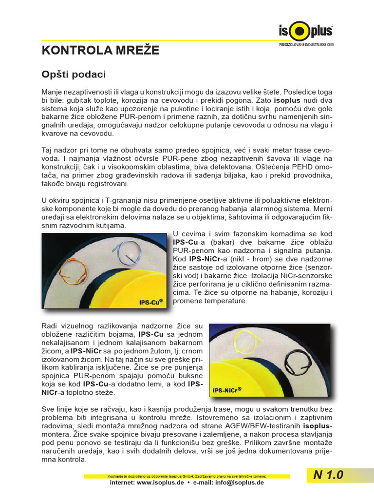 ISOPLUS-katalog SRPSKI Detekcija Curenja | PDF
