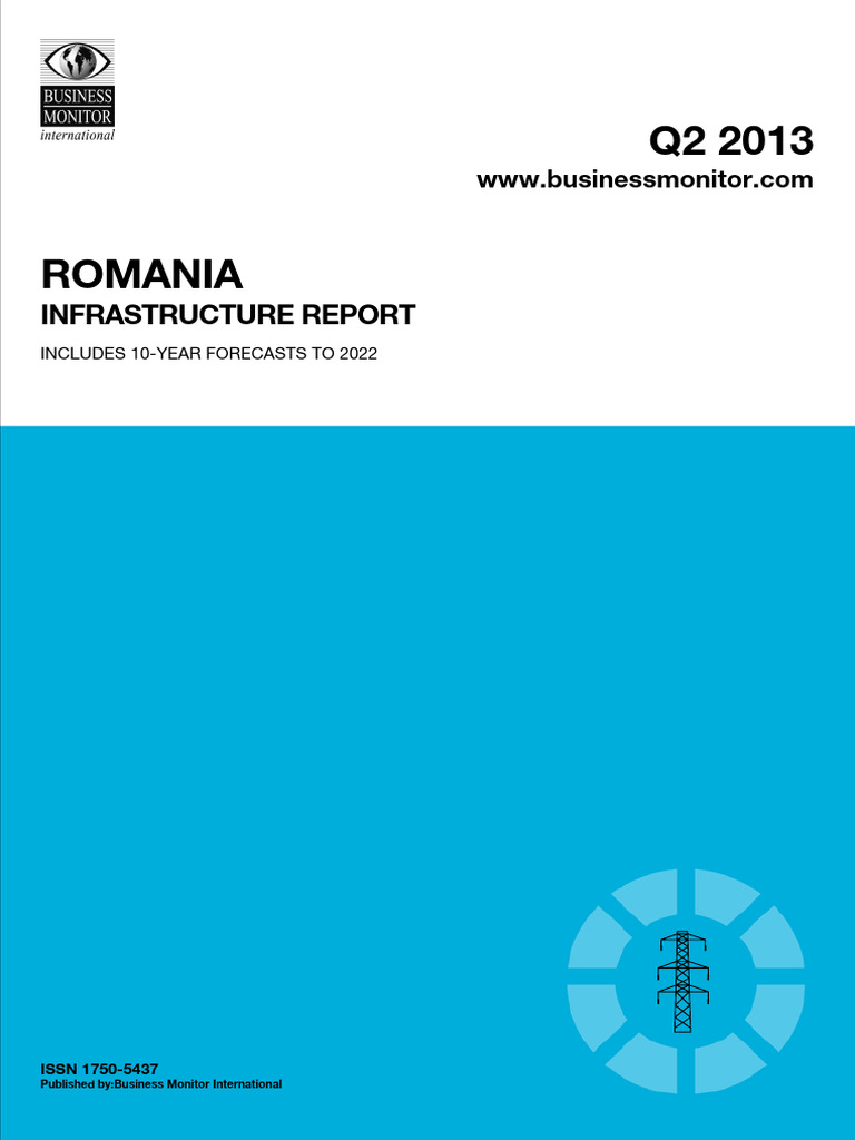 Romania Infrastructure Report | PDF | Wind Farm | Infrastructure