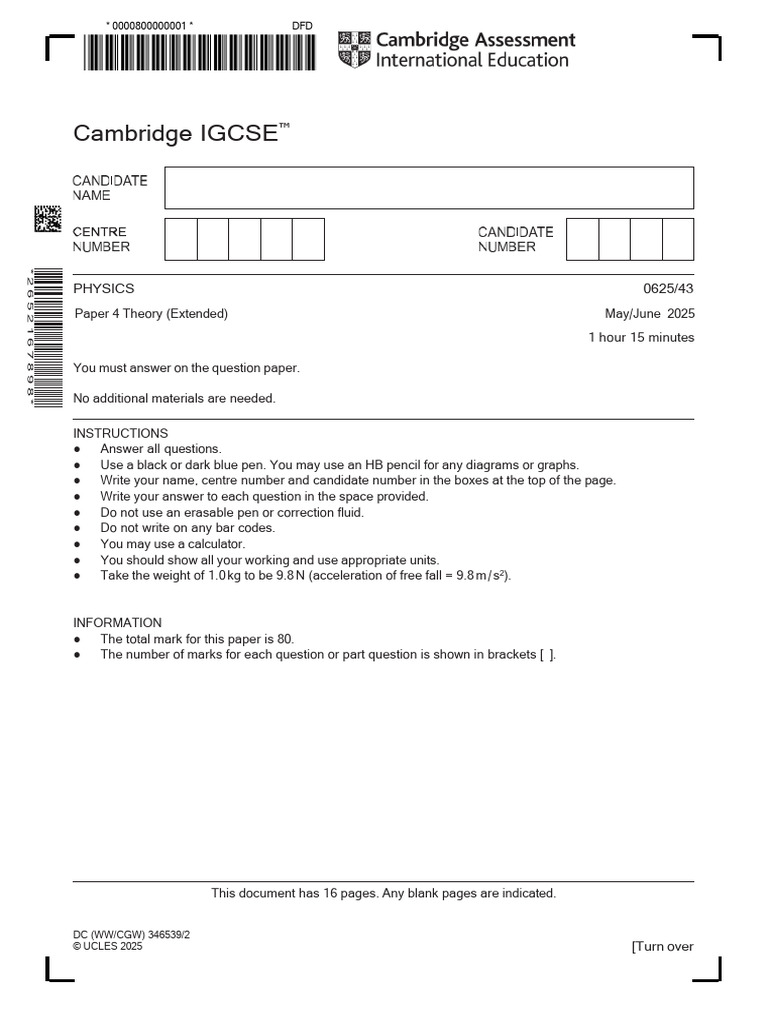 Physics Paper | PDF | Archery | Bow And Arrow