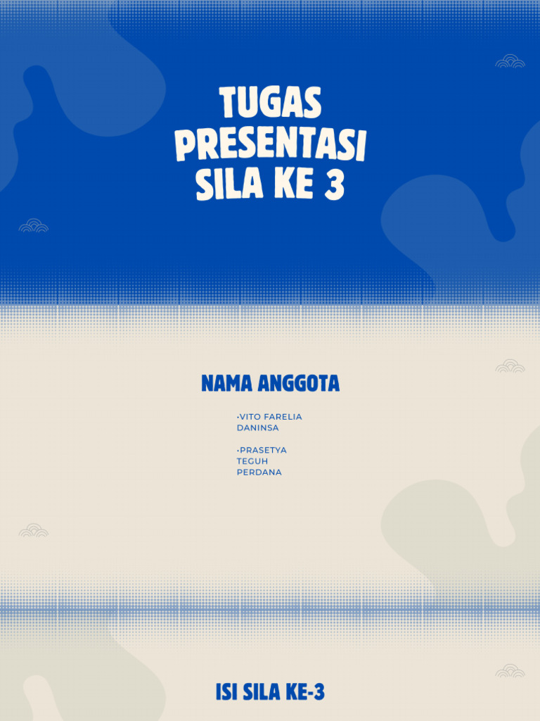 Tugas presentasi sila ke 3_20251003_160110_0000 | PDF
