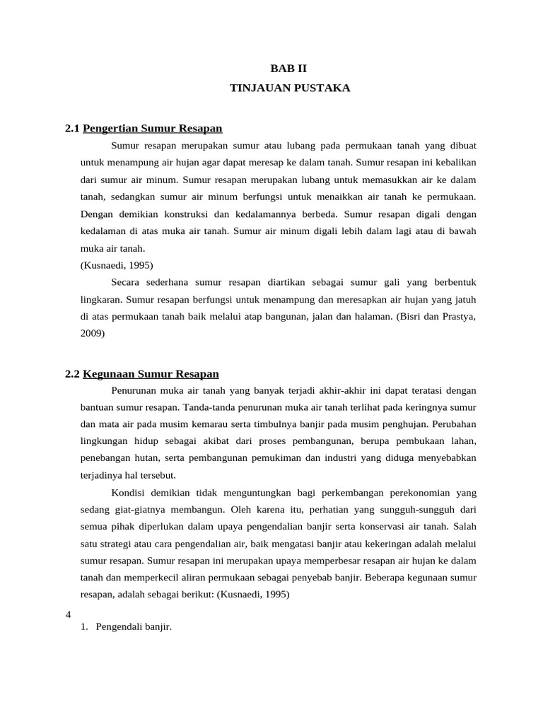 BAB II Sumur Resapan | PDF