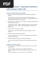 CBSE Class X Science Question Bank | PDF