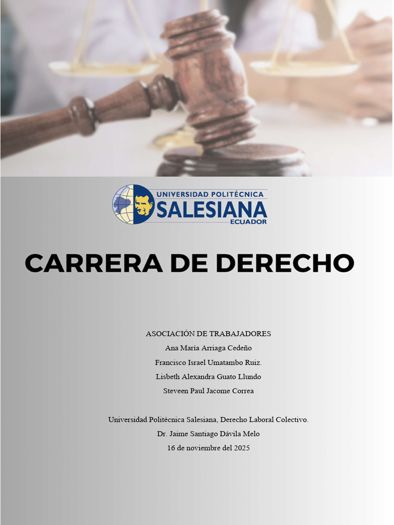 Derecho Laboral y Colectivo Unidad 3 | PDF