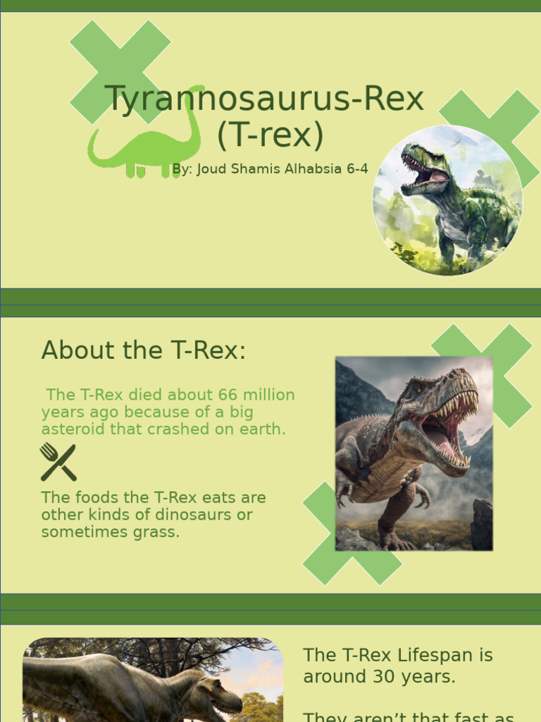 Tyrannosaurus Rex | PDF