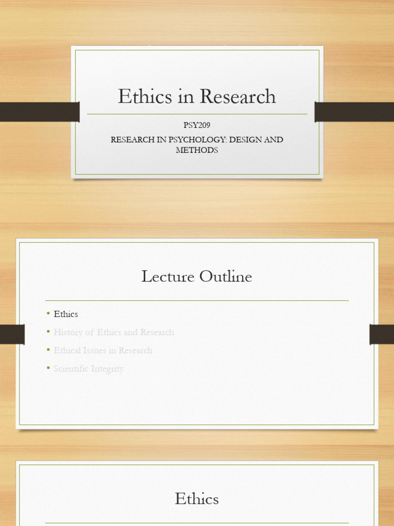 Ethics in Research | PDF | Informed Consent | Social Ethics