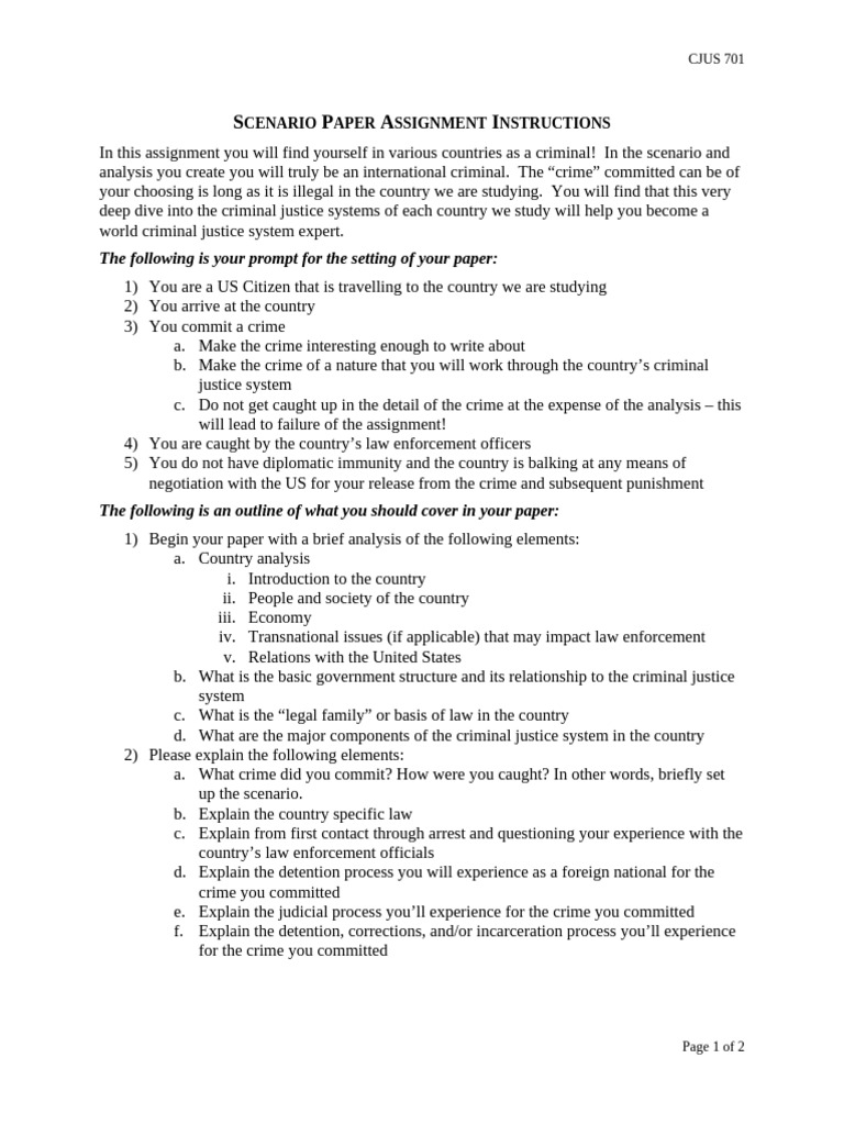 Saudi Arabia Scenario Paper Assignment Instructions (6) - Kp09hOV | PDF ...