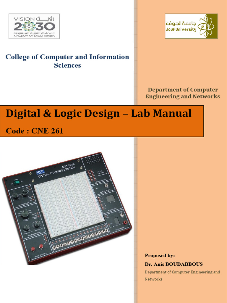CNE 261 Lab Manual FsU (2) | PDF | Logic Gate | Electrical Circuits