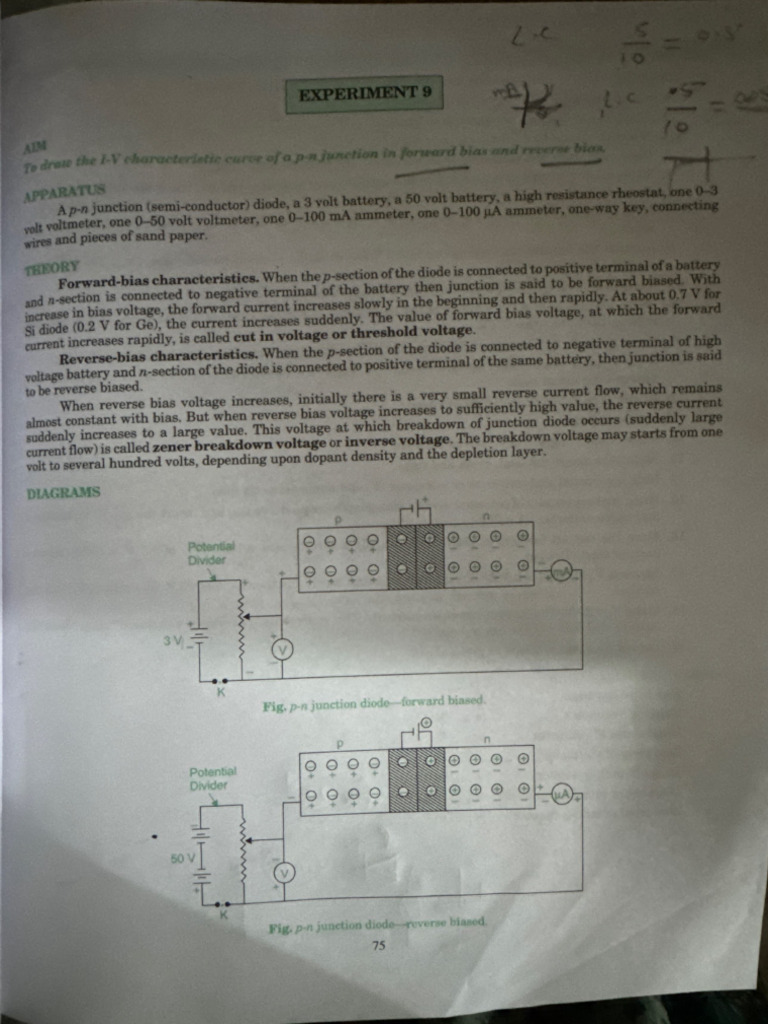 p n Junction | PDF | Electrical Components | Solid State Engineering