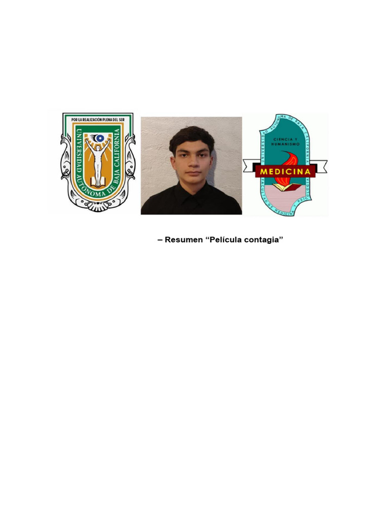 323-Bañuelos Vázquez Alan Yahir - Resumen Película Contagio | PDF