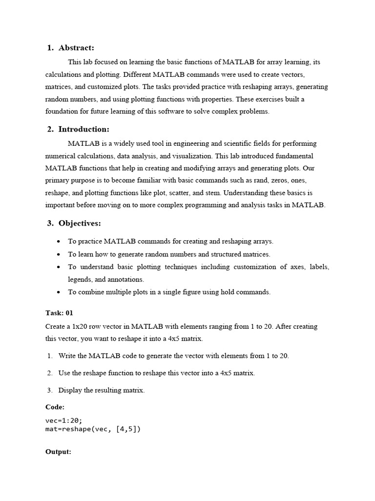 Final | PDF | Matlab | Matrix (Mathematics)