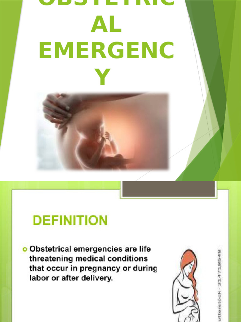Obstetrical Emergency | PDF