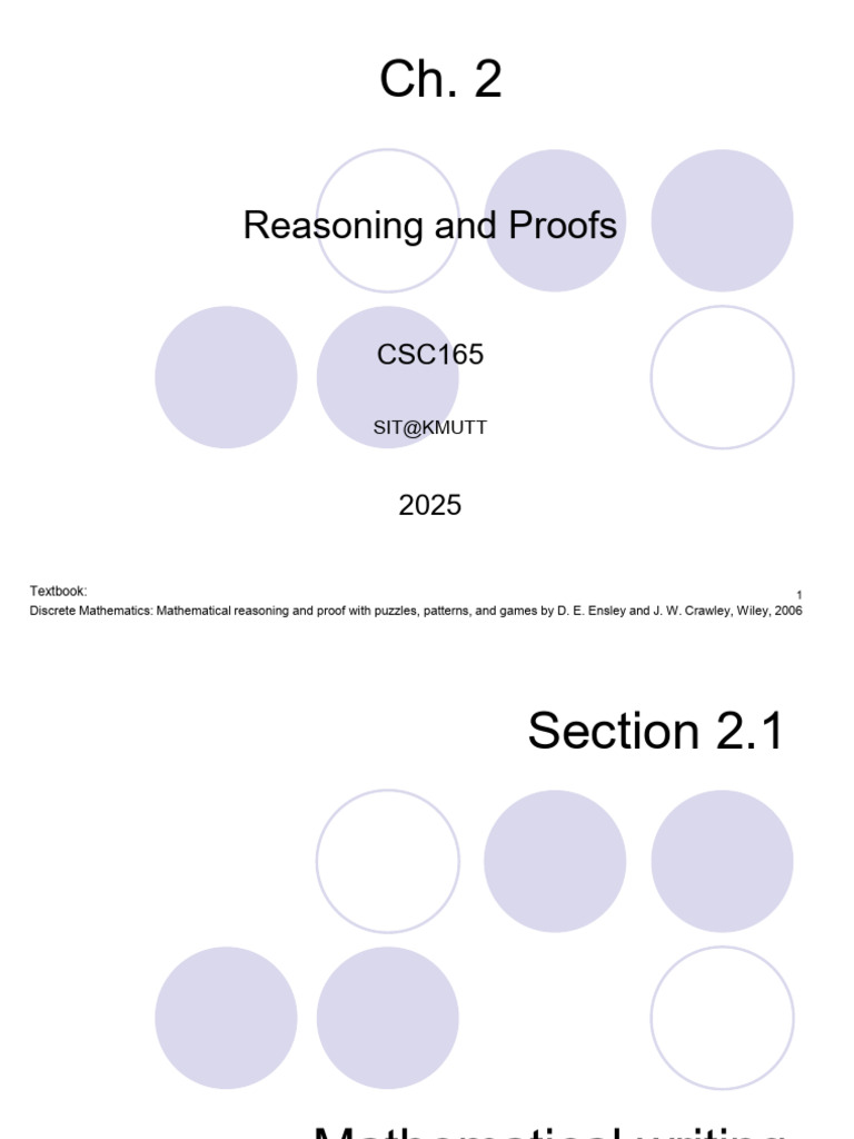 Ch02 | PDF | Mathematical Proof | Logic