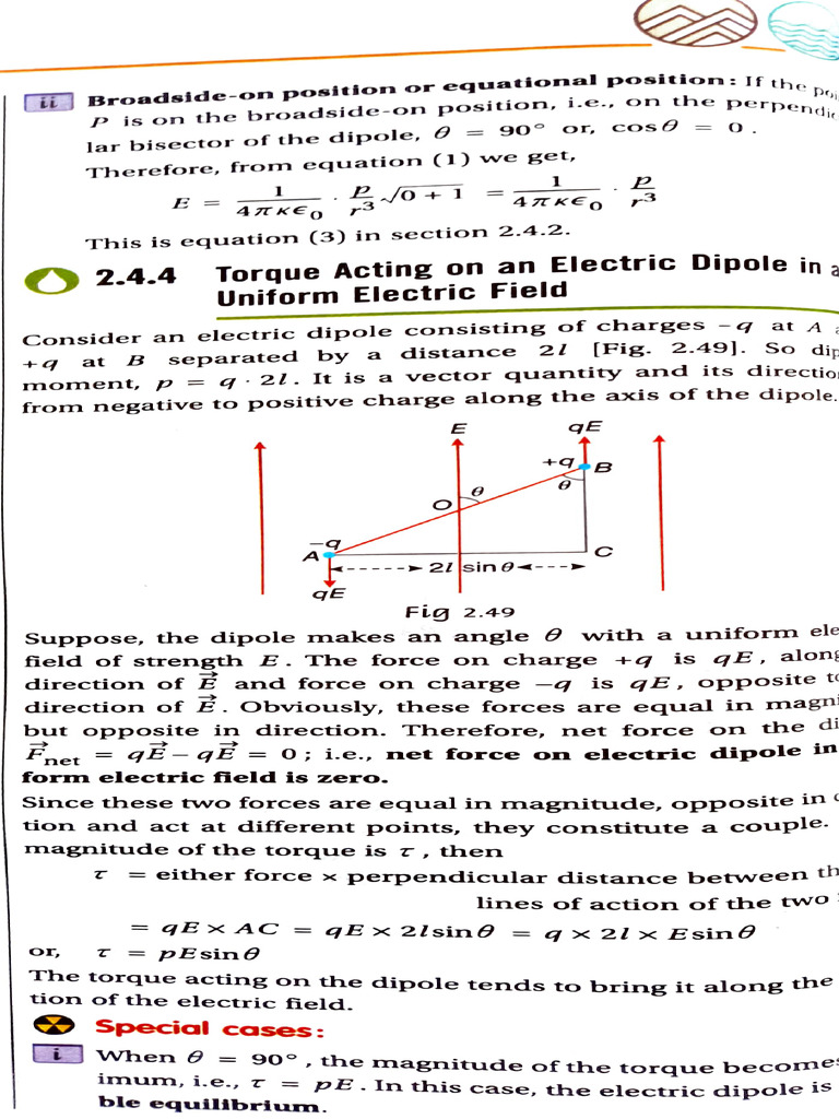 Electric Field and Gauss Theorem | PDF | Flux | Sphere