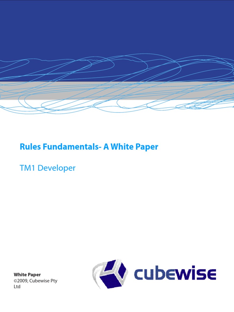 TM1 Rules PDF | PDF | C (Programming Language) | Software