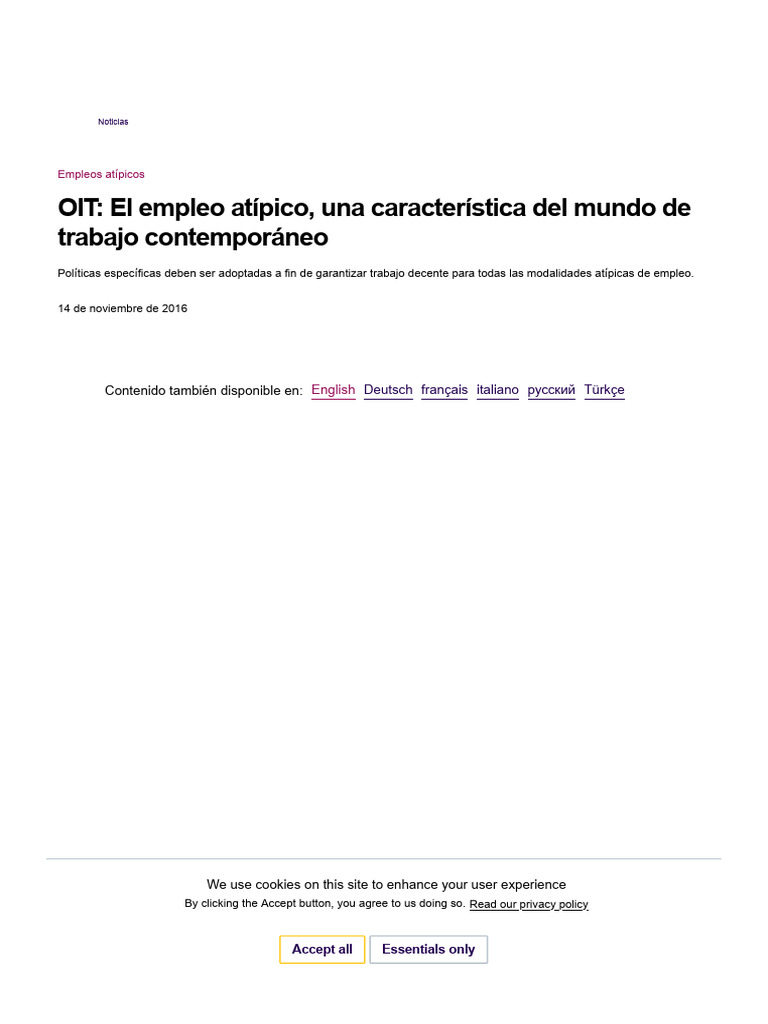 MOD01-01-Berg, J. (2016), Non-Standard Forms of Employment, A Feature ...
