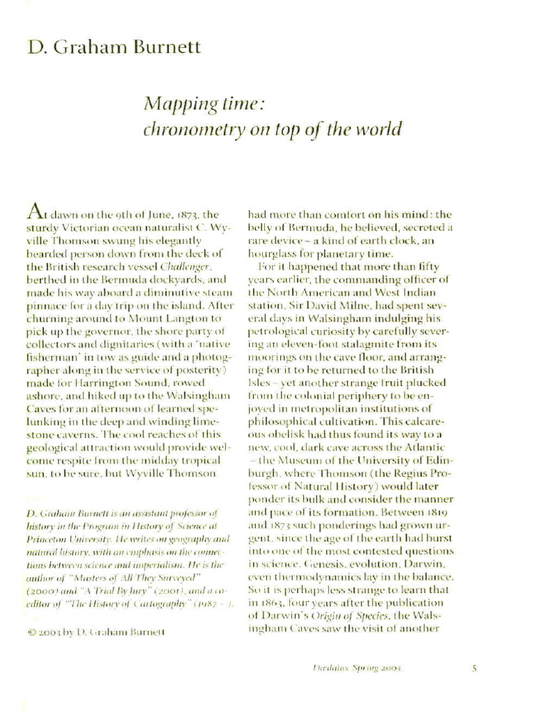 Mapping Time | PDF