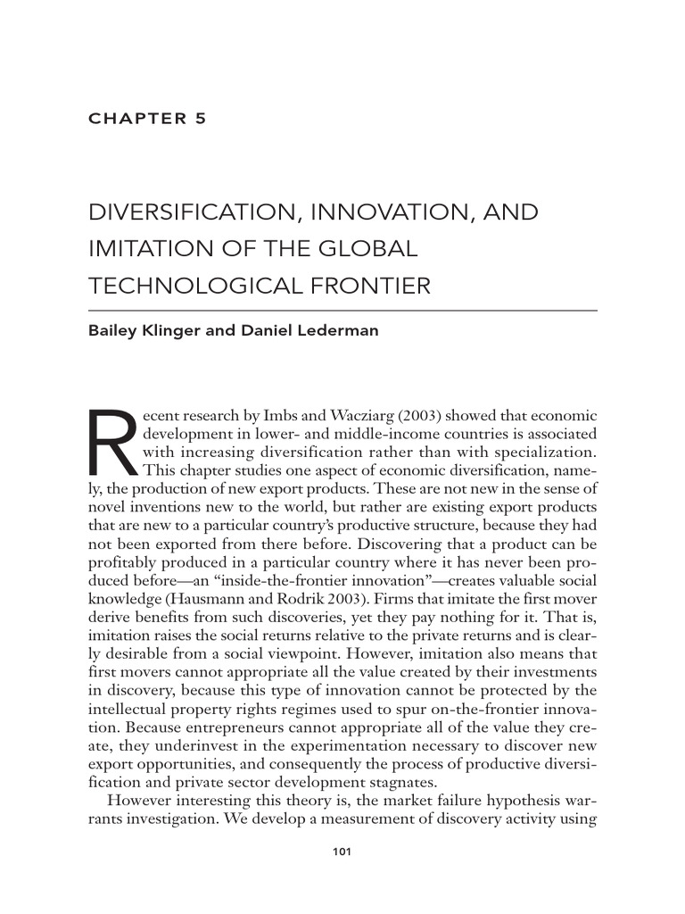 Chap 5 - Diversification, Innovation, and Imitation of The Global ...