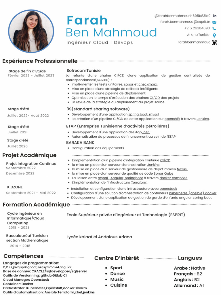 CV Farah | PDF