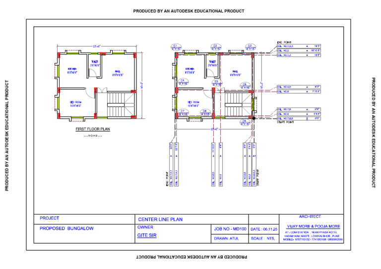 Center Line Plan 1 | PDF