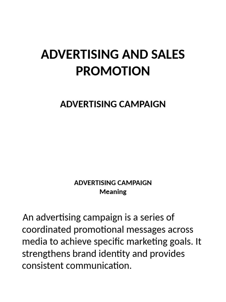 Advertising Campaign | PDF | Brand | Target Audience