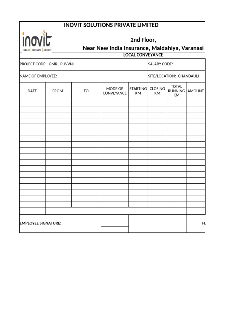 Local Conveyance DETAILS | PDF | Expense | Economies