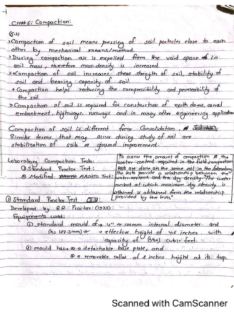 Ch#6 Soil Compaction | PDF