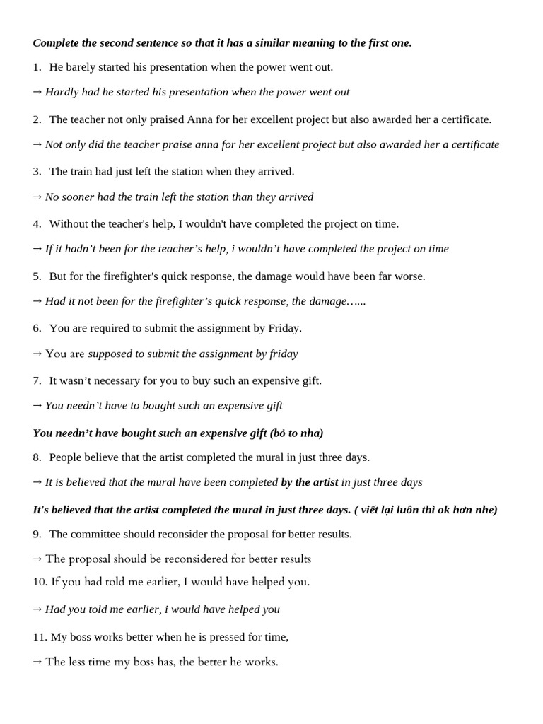 ÔN TẬP VIẾT CÂU (2) | PDF | Chess | Chess Theory