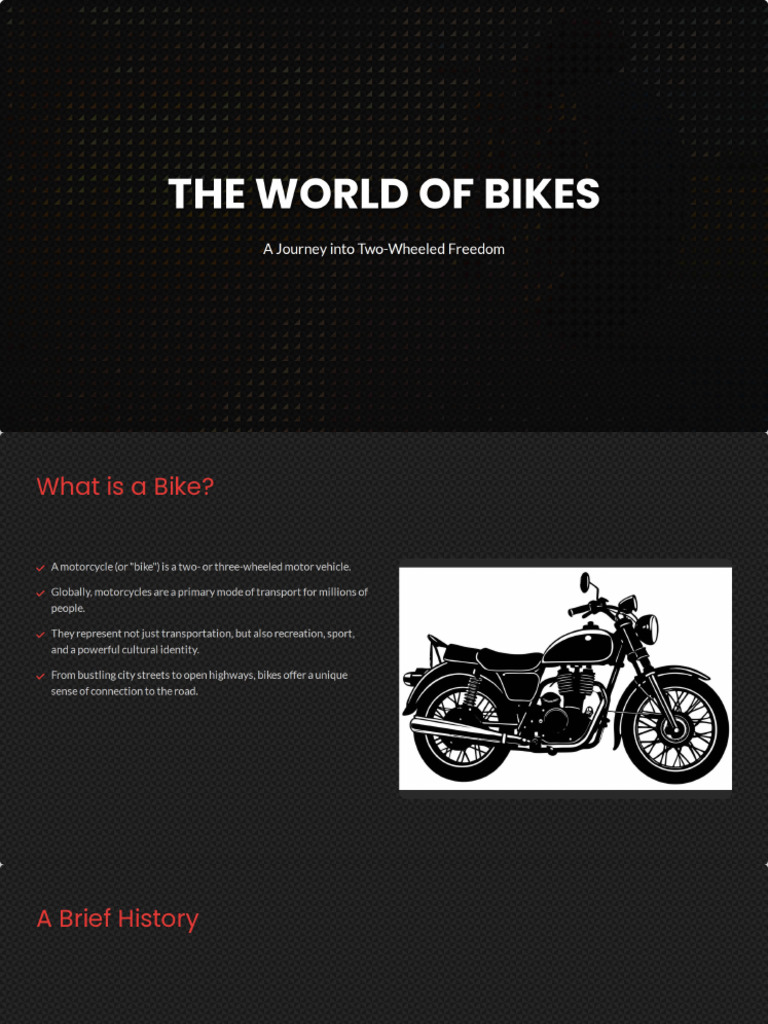 The World of Bikes | PDF