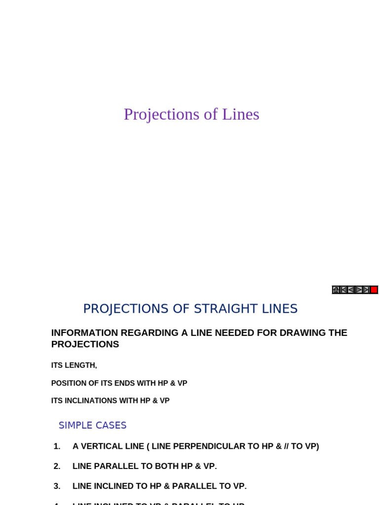 Projections of Straight Lines Explained | PDF | Classical Geometry ...