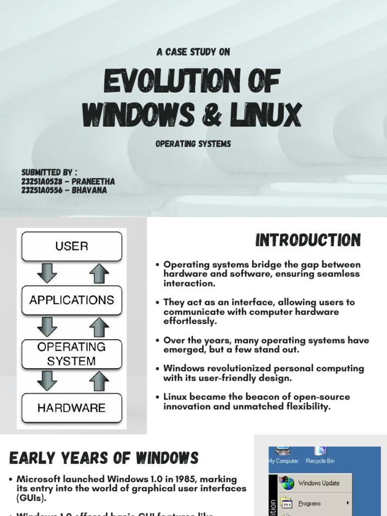 Evolution of Windows & Linux | PDF | Linux | Microsoft Windows