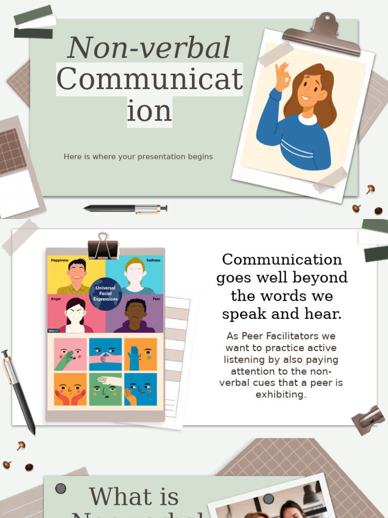 Nonverbal Communication | PDF | Nonverbal Communication | Communication