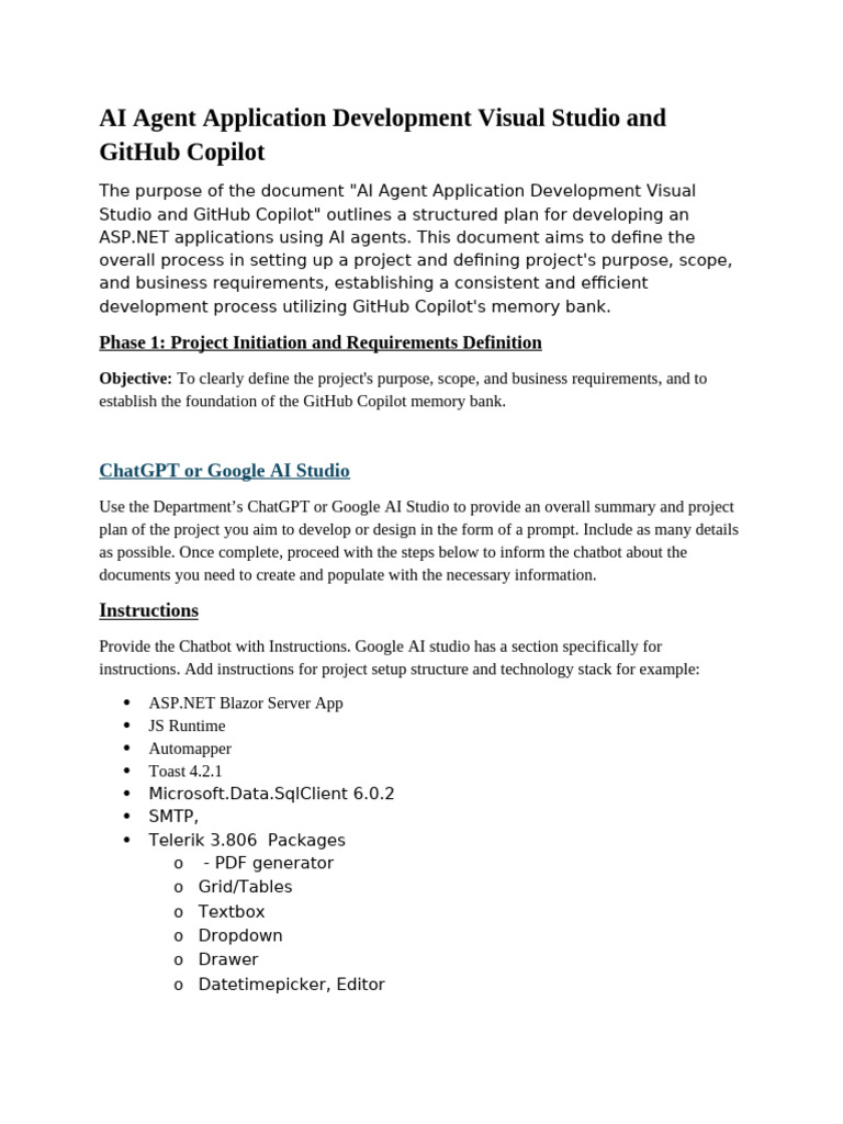 AI Agent App Development Guide | PDF | Databases | Entity Framework
