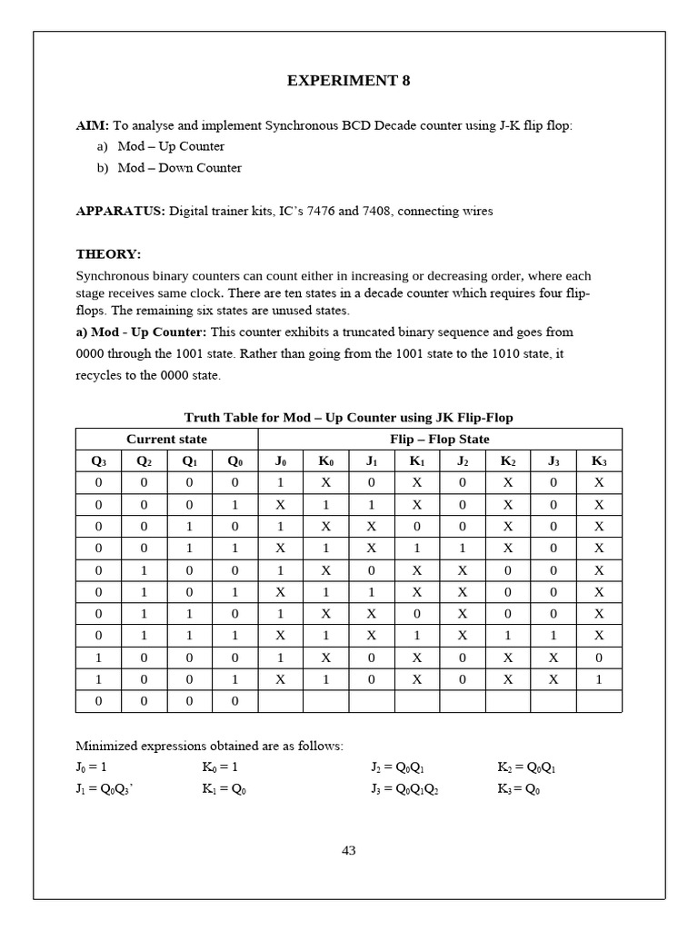 Experiment 8 | PDF | Computer Engineering | Electronic Engineering