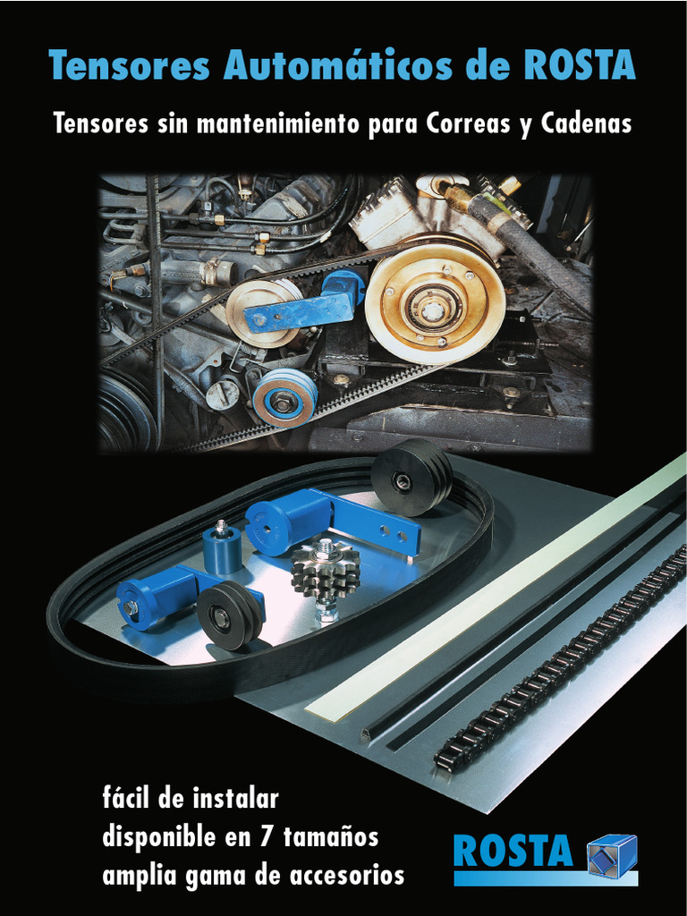 TENSIONADORES ROSTA | PDF | Tornillo | Cinturón (mecánico)