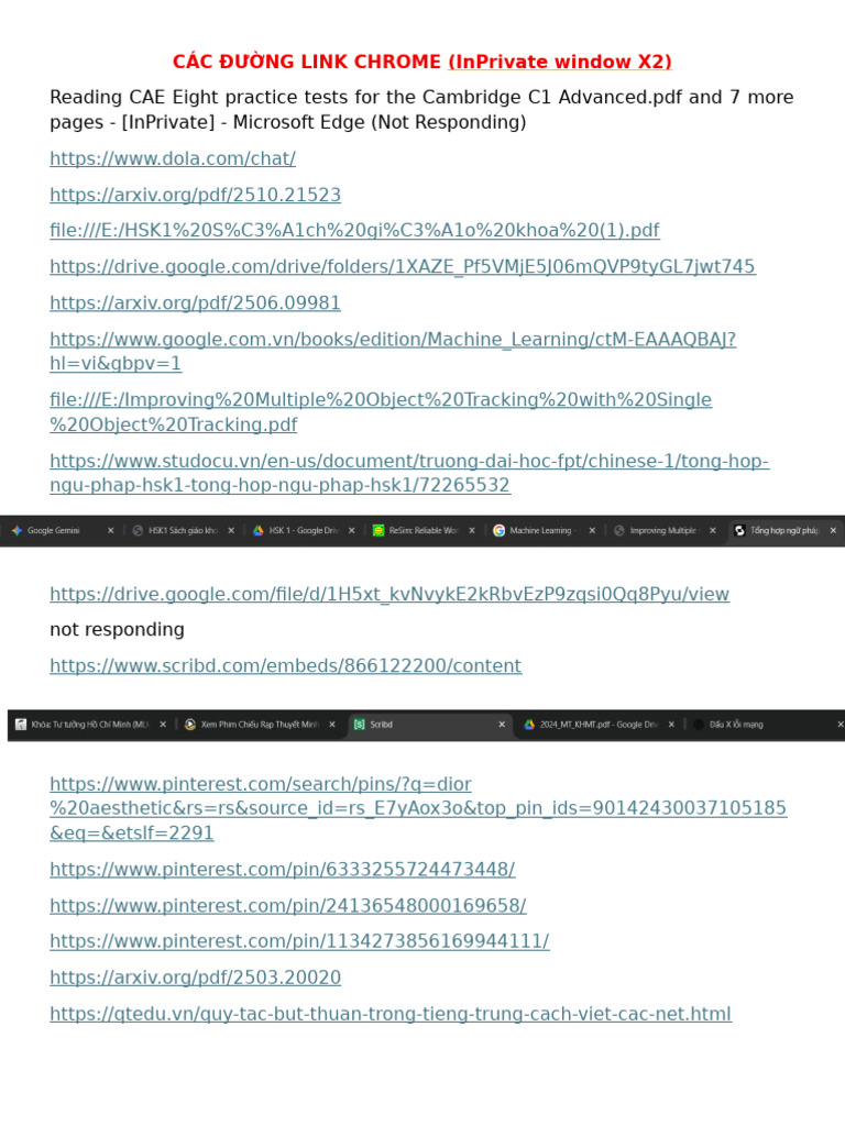 CÁC ĐƯ NG LINK CHROME + EDGE (InPrivate Window X2) | PDF | Chess Theory ...