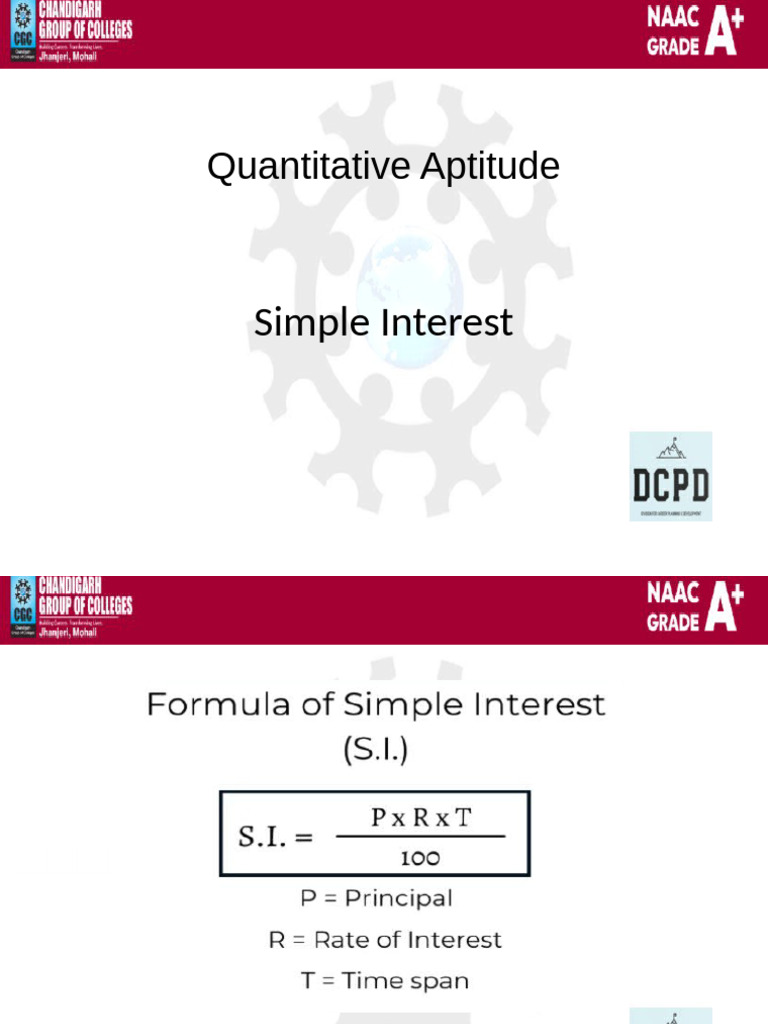 Simple Interest Updated | PDF | Interest | Economies